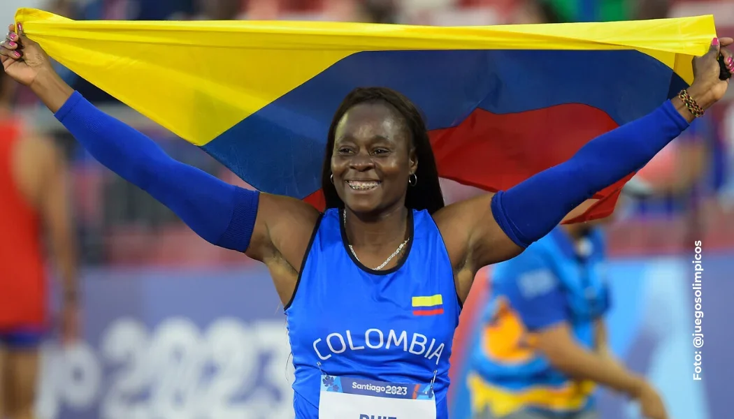 Colombia brilla en el atletismo: oro en la jabalina de los Juegos ...