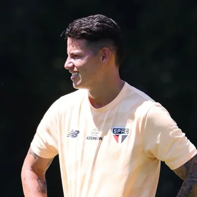 ¡Estrena casaca! Flamante número para James Rodríguez en el Sao Paulo ...
