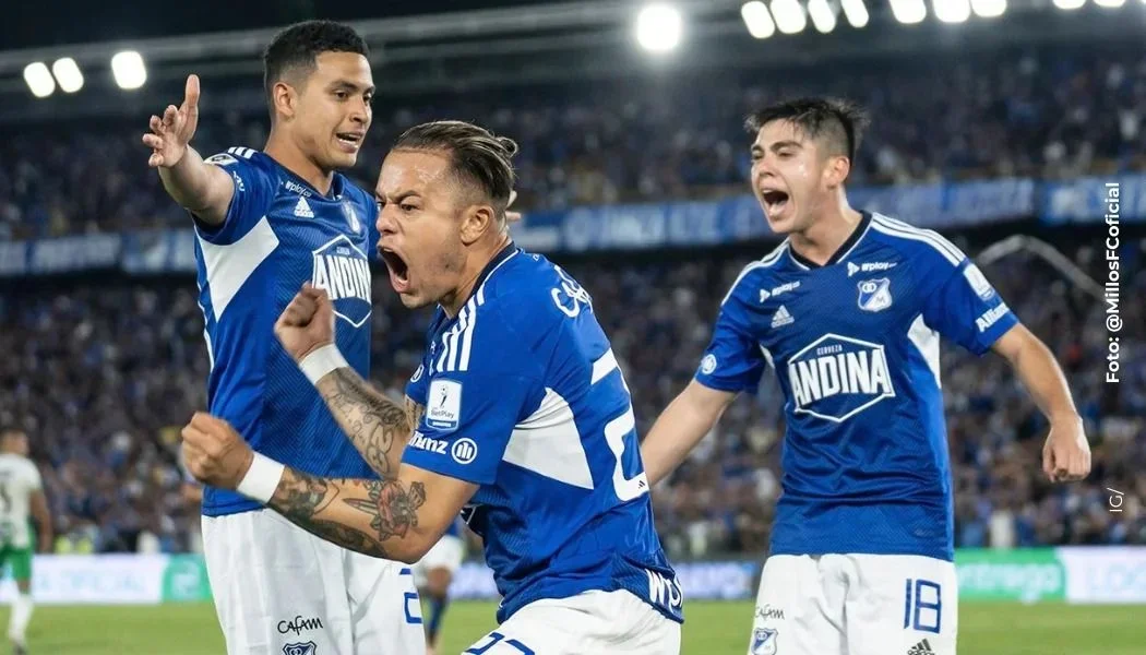 Leo Castro se sacó la espinita y le dio el empate a Millonarios en ...