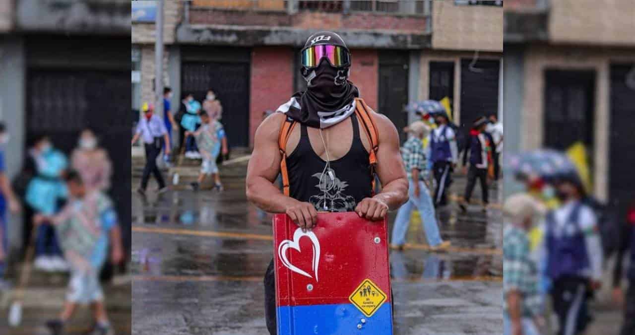 Amenazan de muerte al ‘Capitán Colombia’, personaje del Paro Nacional ...