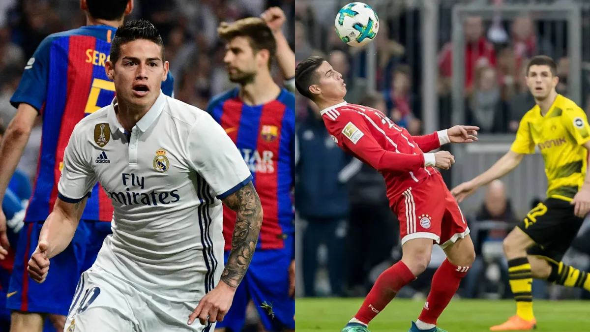 Jugador de partidos importantes: así le ha ido a James jugando clásicos ...