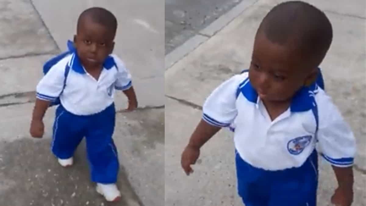 Yanfri, el niño "que camina como hombre" y triunfa en las redes