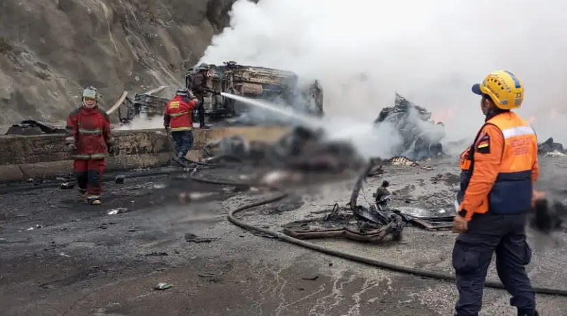 Venezuela: detalles del trágico accidente en la autopista Caracas ...