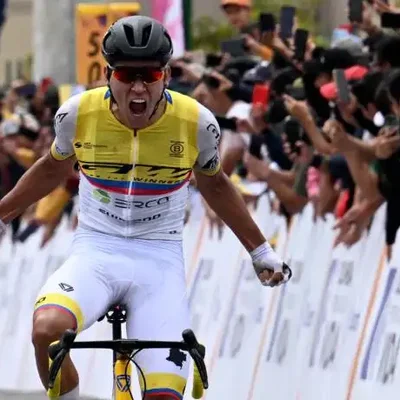 Alejandro Osorio mostró su felicidad tras ganar etapa del Tour Colombia ...
