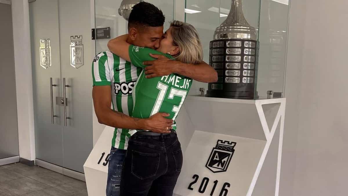 La felicidad de la esposa de Alex Mejía por su regreso a Nacional ...