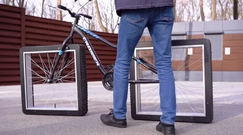 ¿Bicicleta con ruedas cuadradas? Ya existe y así funciona | Noticias RCN