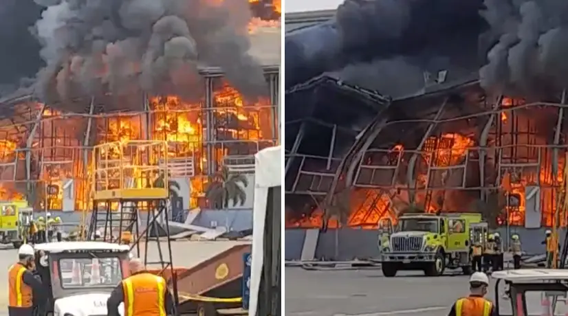 Video: momento exacto de la impresionante explosión en bodegas de ...