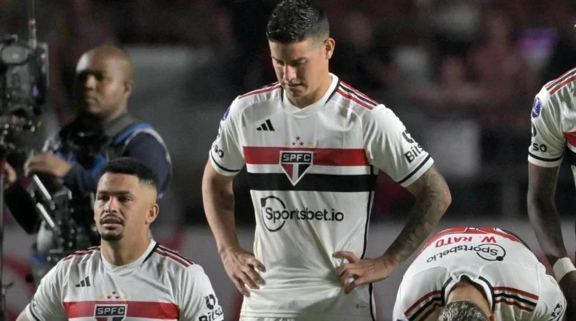 Feo gesto de James Rodríguez con sus compañeros lo aleja de Sao Paulo ...