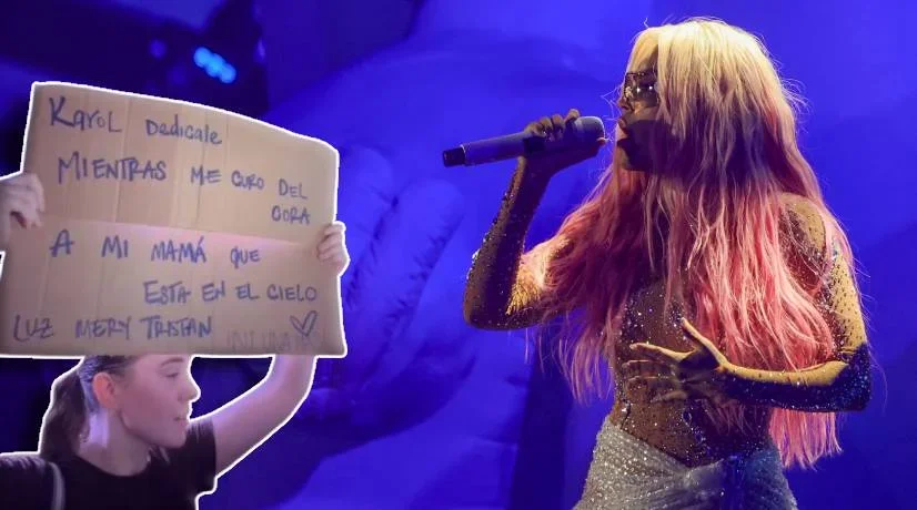 Ni una más: el conmovedor momento entre Karol G y la hija de Luz Mery Tristán en Miami ...