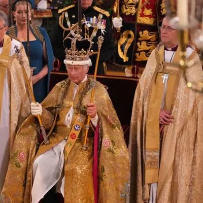 Las primeras imágenes de la coronación del rey Carlos III y la reina ...