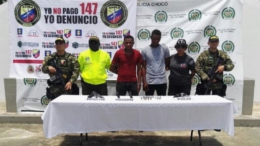 Capturan a dos presuntos integrantes del Clan del Golfo en Chocó ...