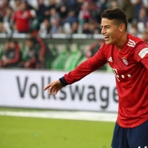 James marca gol en la victoria del Bayern Múnich sobre el Wolfsburgo ...