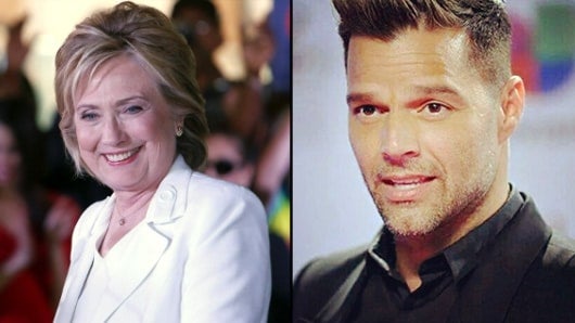 Ricky Martin, aliado de Hillary Clinton a la presidencia de EE.UU ...