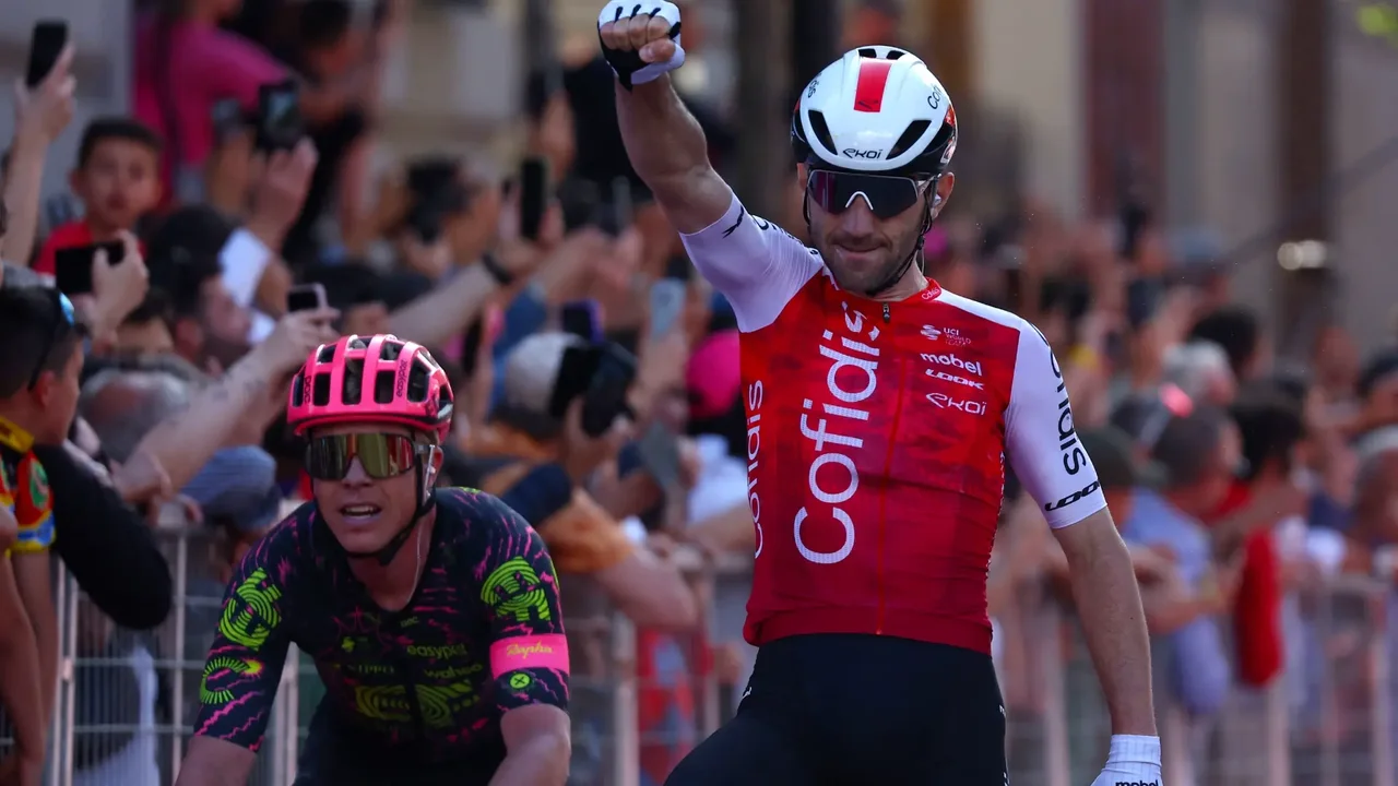 Benjamin Thomas gana la quinta etapa del Giro de Italia: vea aquí el ...