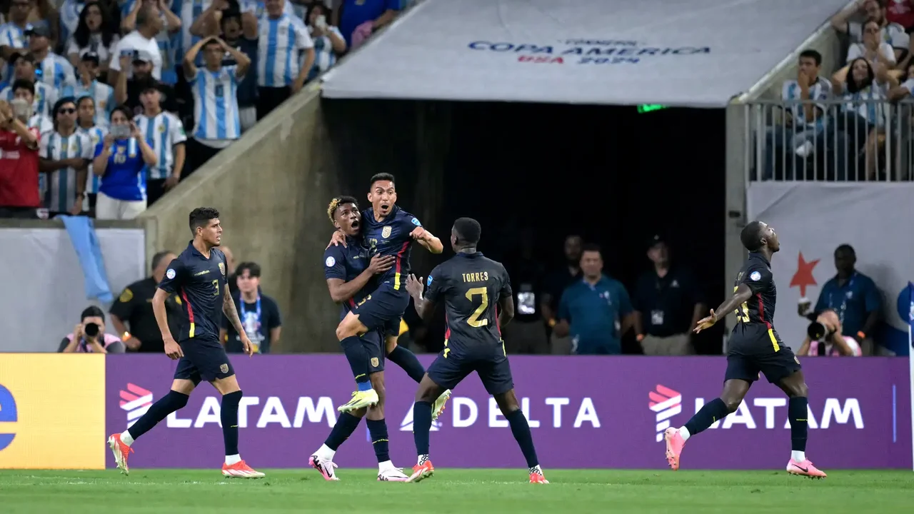 En el último suspiro: así fue el gol agónico de Ecuador que le dio el ...