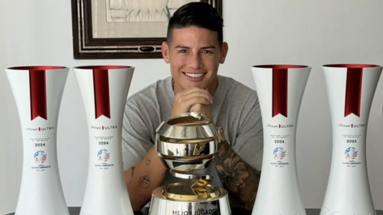 James Rodríguez y una foto inolvidable: una Copa América histórica para ...
