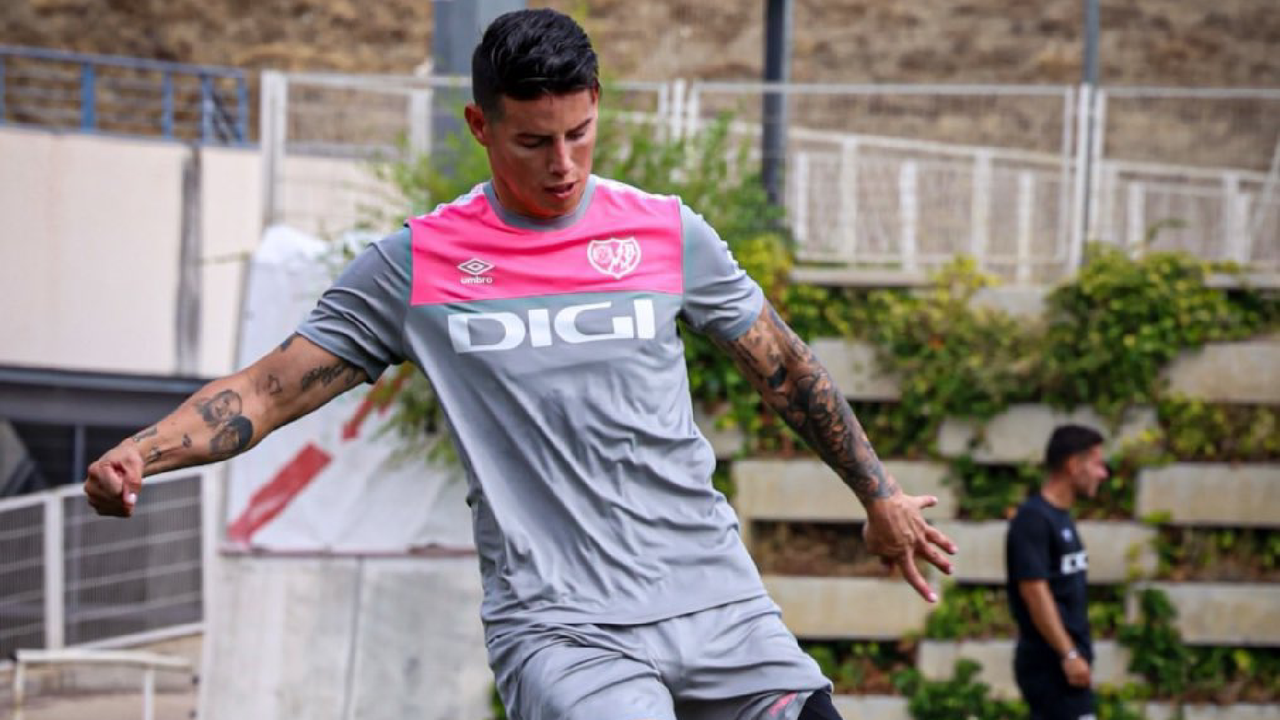 ¿James Rodríguez titular?: Rayo Vallecano reveló sus formación para ...