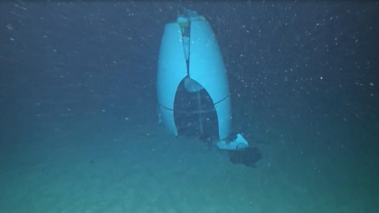 Revelan video que muestra cómo quedó el sumergible Titán de OceanGate ...