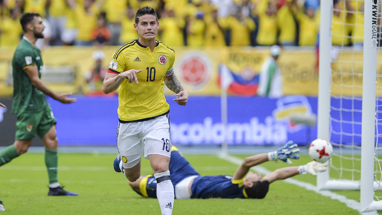 James Rodríguez y su impecable récord contra Bolivia: así le ha ido al ...