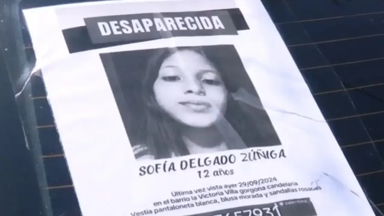 Fue hallada muerta Sofía Delgado, la menor de 12 años desaparecida en Villagorgona | Noticias RCN