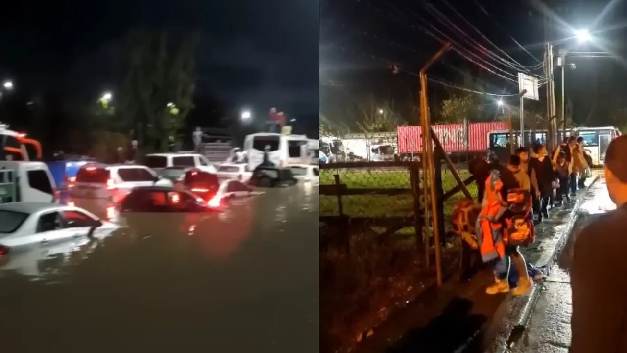 VIDEO | Rutas escolares quedaron bajo el agua por inundaciones en ...