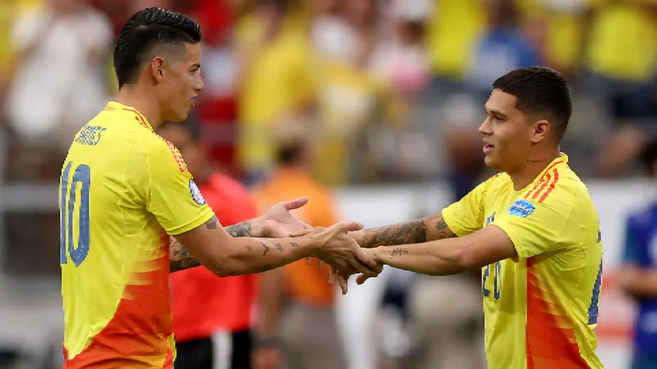 James Rodríguez rendido a los pies de Juan Fernando Quintero: vibrante ...