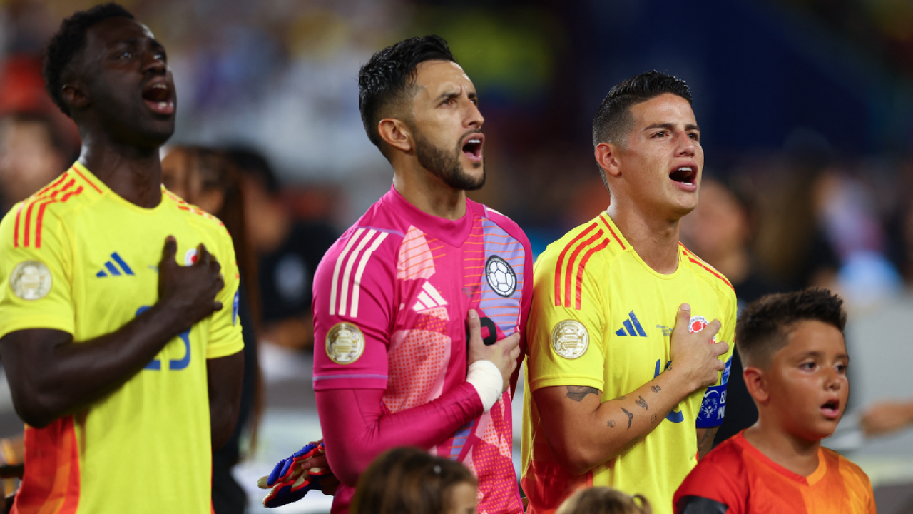 Así sonó el himno de Colombia en el Mané Garrincha: estremecedor ...