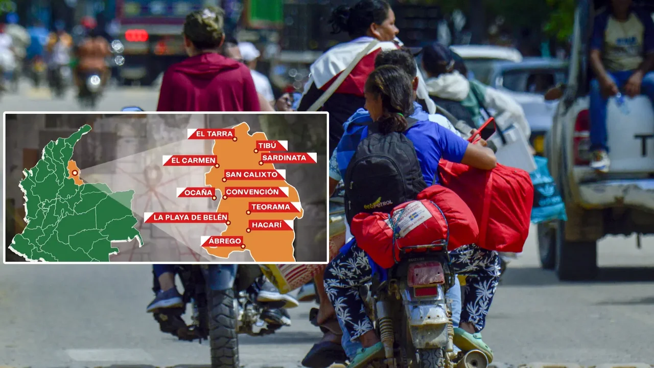 Los municipios más afectados por combates en el Catatumbo que ya dejan ...