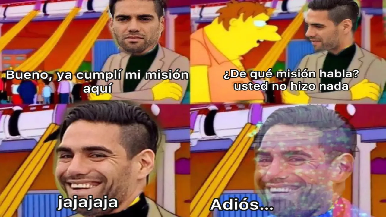 La partida de Falcao de Millonarios desató una ola de memes: hinchas ...
