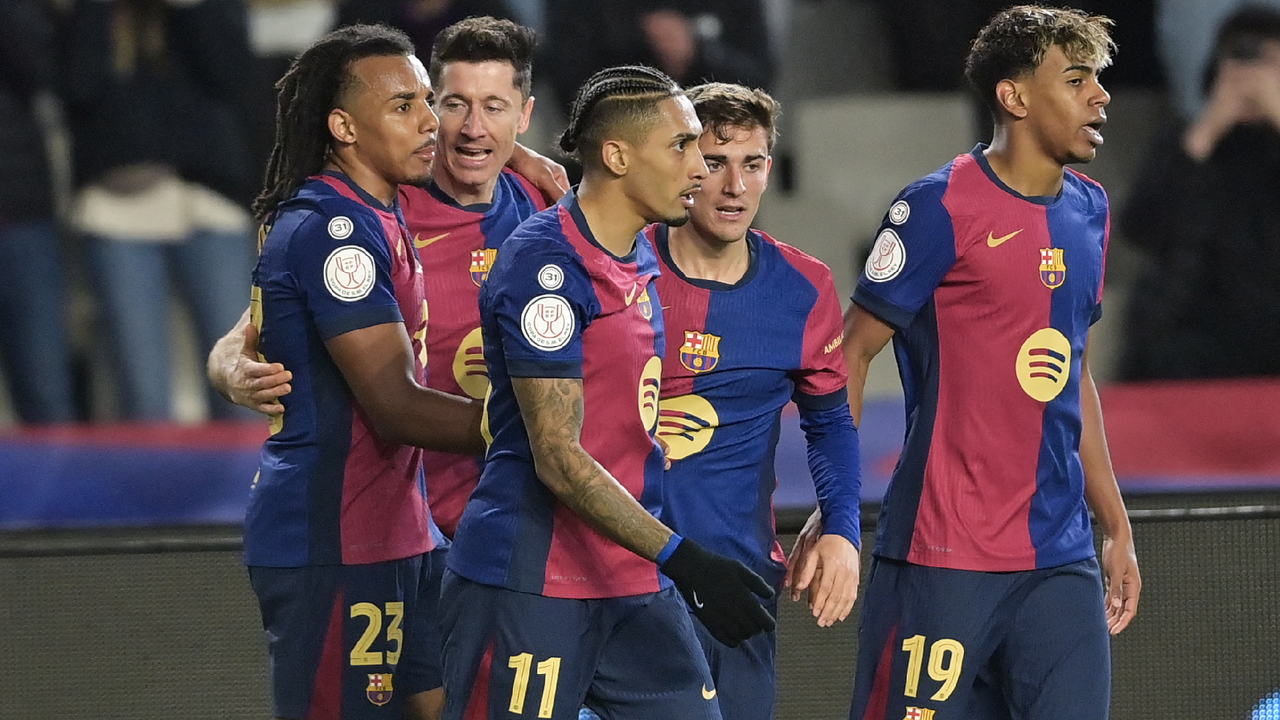 Robert Lewandowski y Barcelona 'noquearon' al Atlético de Madrid: video de su gol para el 4-2 ...