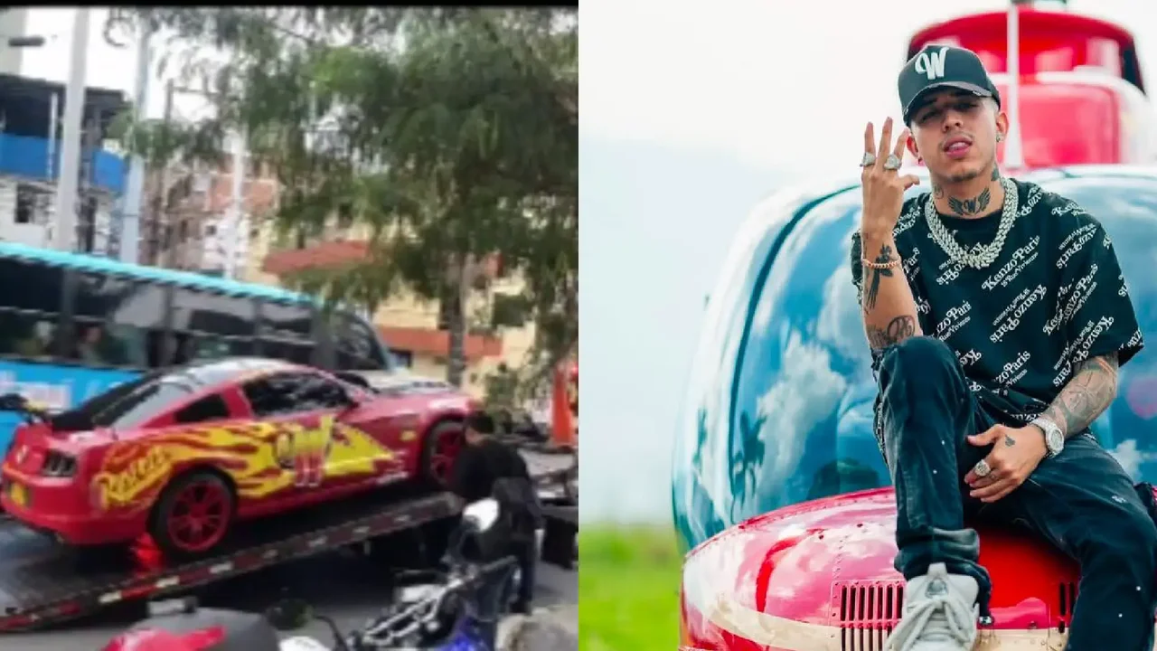 Otro de los lujosos carros de Westcol, el reconocido streamer, fue ...