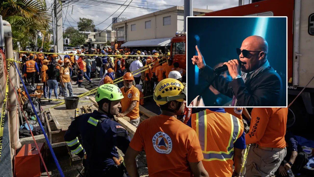 Hallan con vida al cantante Rubby Pérez, tras el desplome de discoteca en República Dominicana ...