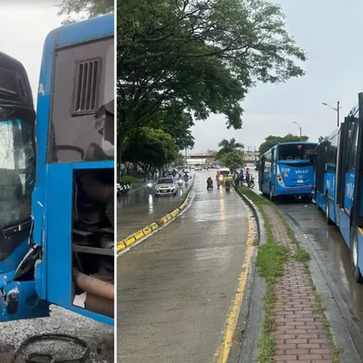 En imágenes: accidente entre dos buses del MIO dejó 20 personas ...