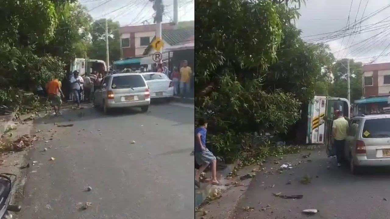 Grave accidente en Barranquilla: bus se quedó sin frenos, arrolló a ...
