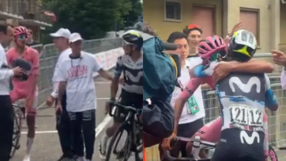 Emocionante: Nairo le cumplió un sueño al líder actual del Giro de ...