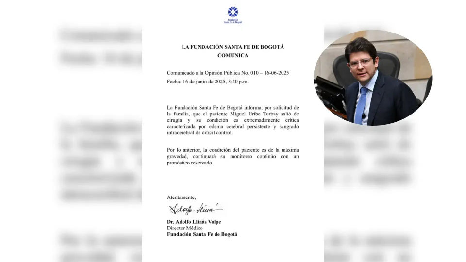 Miguel Uribe: la cronología médica de una lucha sin tregua | Noticias RCN