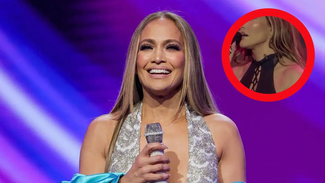 Jennifer López sufre un percance con un insecto en medio de su ...