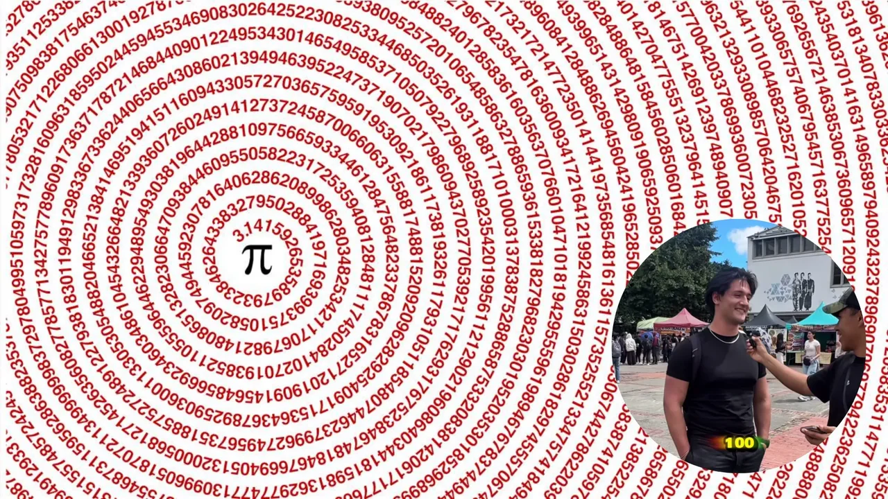 Colombiano sorprendió en redes al saberse 100 dígitos de π (pi ...