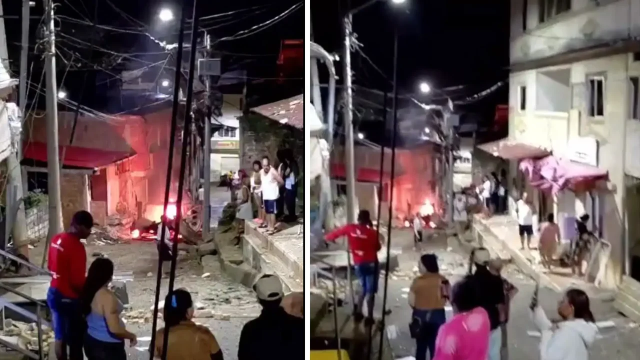 En video: terror en Suárez, Cauca, tras explosión de carro bomba ...