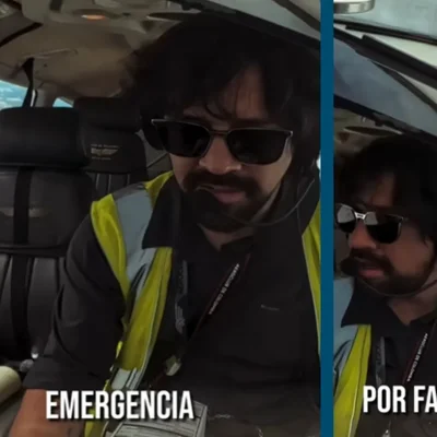 Camilo Pardo enfrentó una emergencia crítica al pilotear una avioneta ...