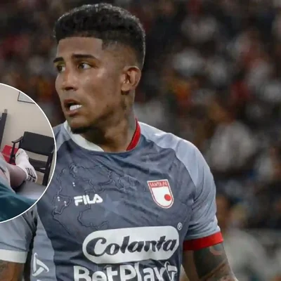 Santa Fe confirmó dura lesión de Santiago Mosquera: ¿Así se va del ...