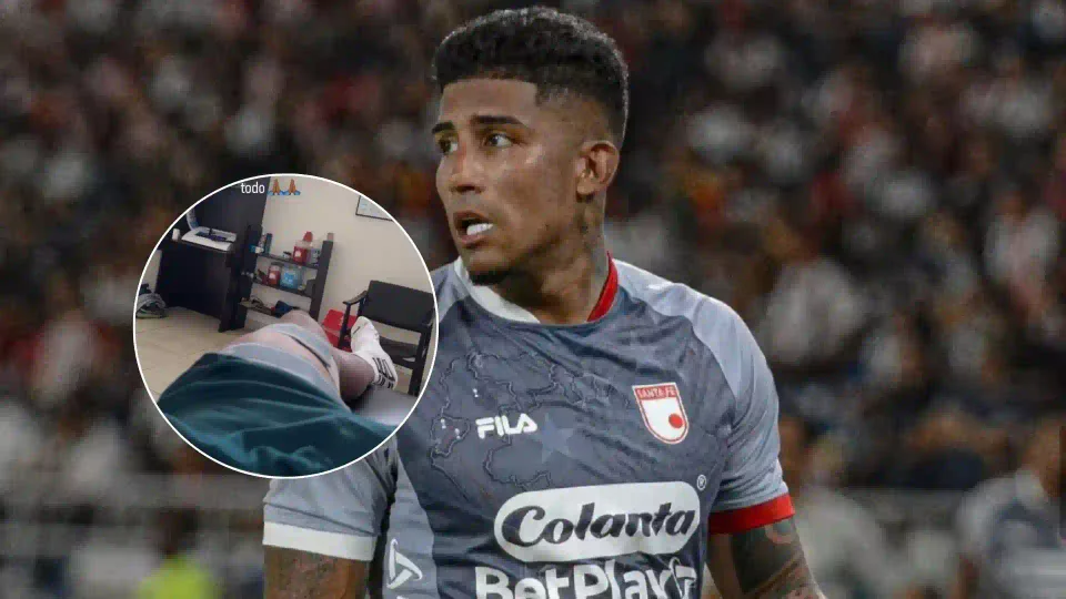 Santa Fe confirmó dura lesión de Santiago Mosquera: ¿Así se va del ...