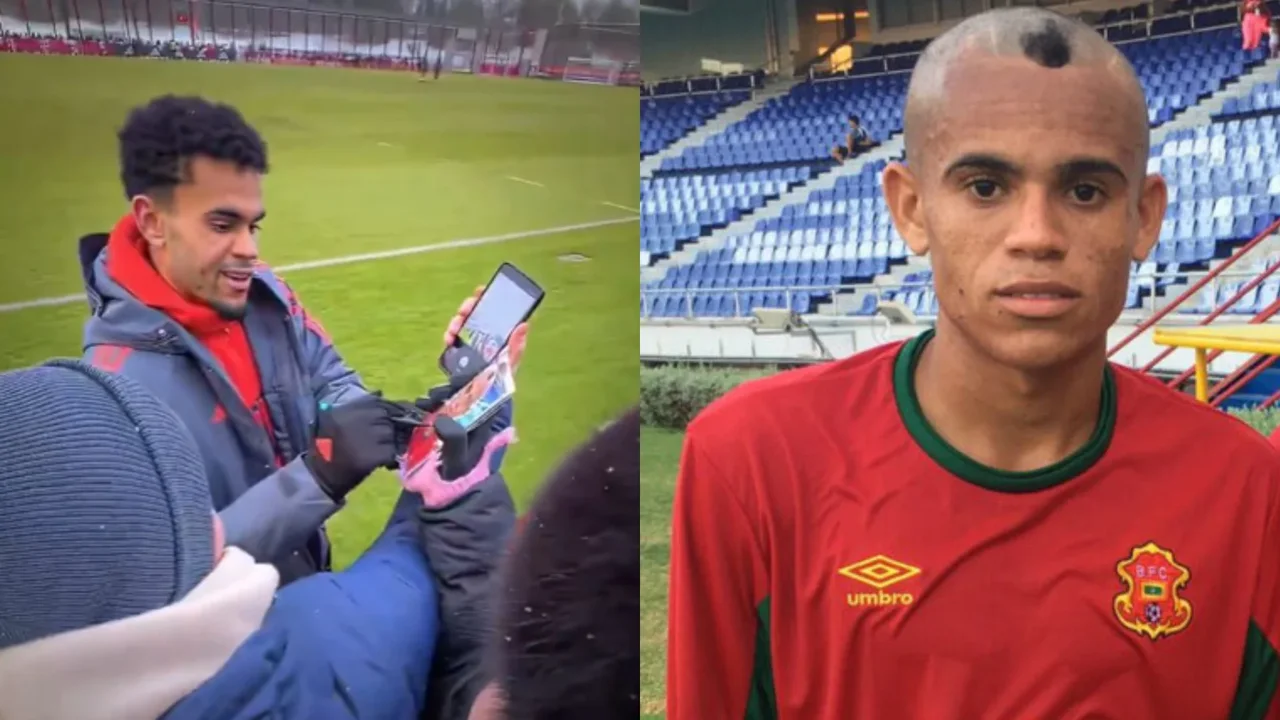 Luis Díaz no pudo ocultar curiosa reacción al ver icónica foto suya: el ...