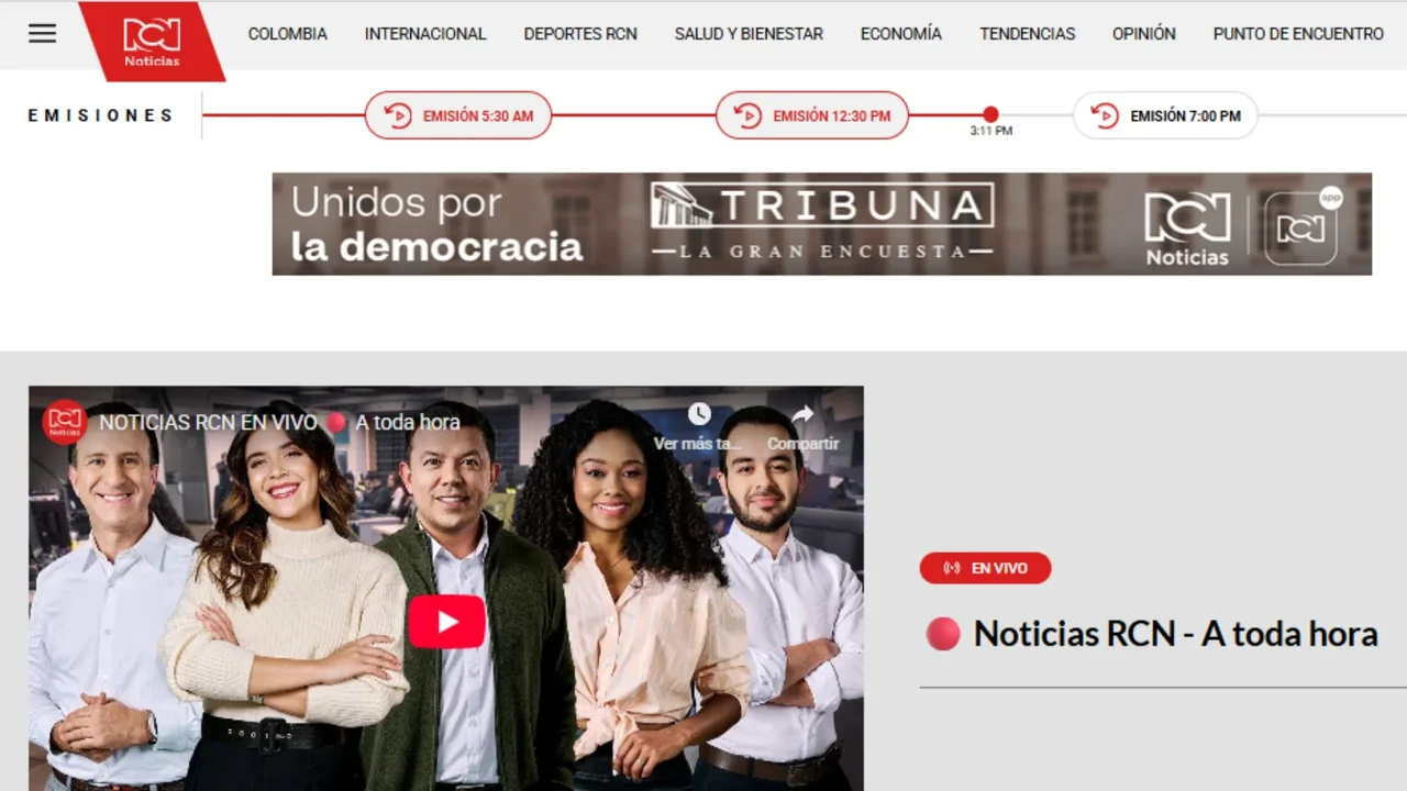 Los medios digitales más leídos en Colombia: Noticias RCN en el top-5 ...
